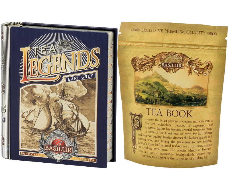 Basilur Tea - Miniature Tea Book Tea Legends - Earl Grey – Basilur Tea ...